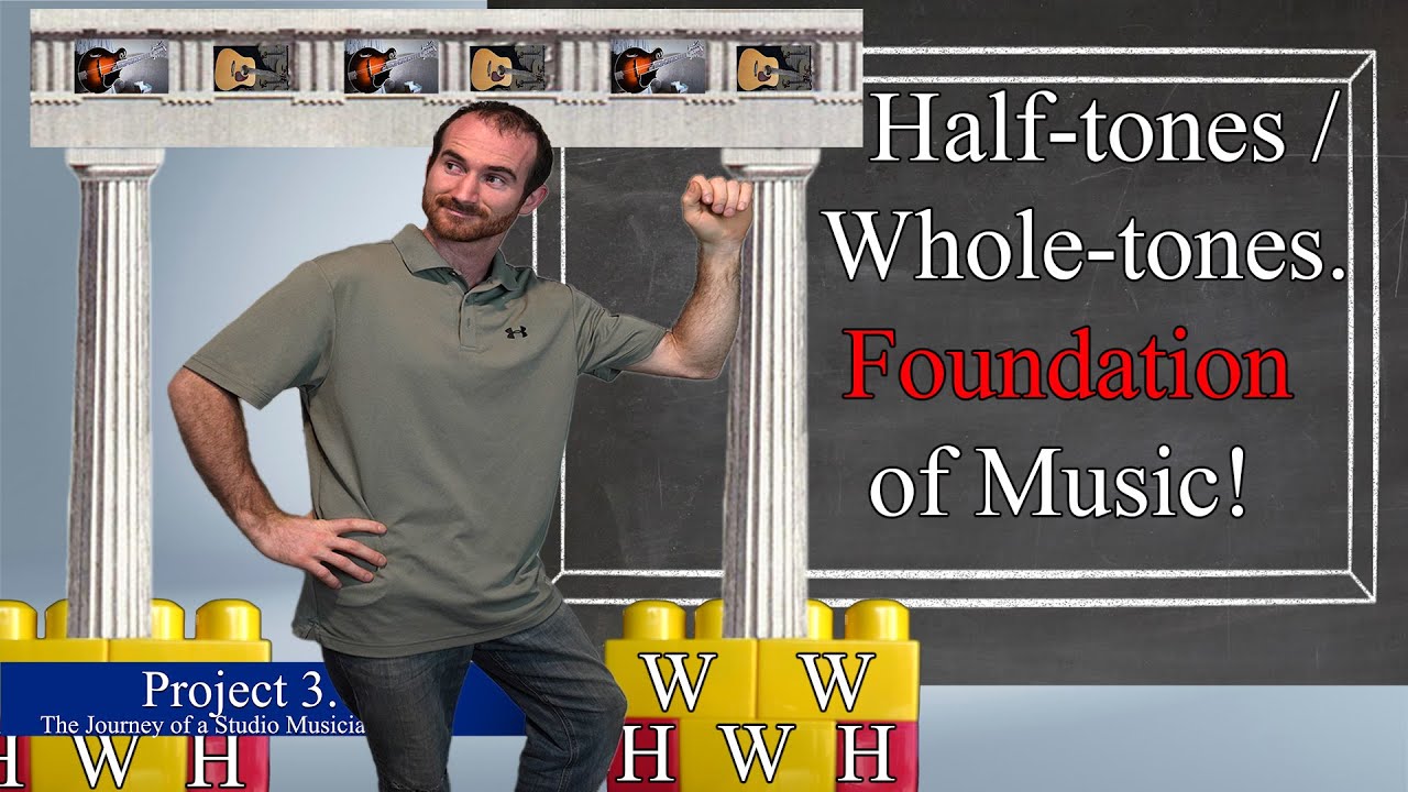 2. Whole Tone/ Half Tone: The foundations of Scales. Learn guitar and ...