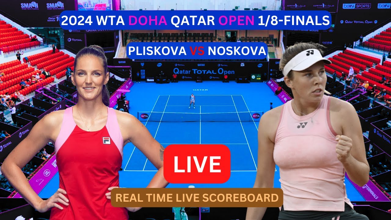 Karolina Pliskova Vs Linda Noskova LIVE Score UPDATE Today Women's ...