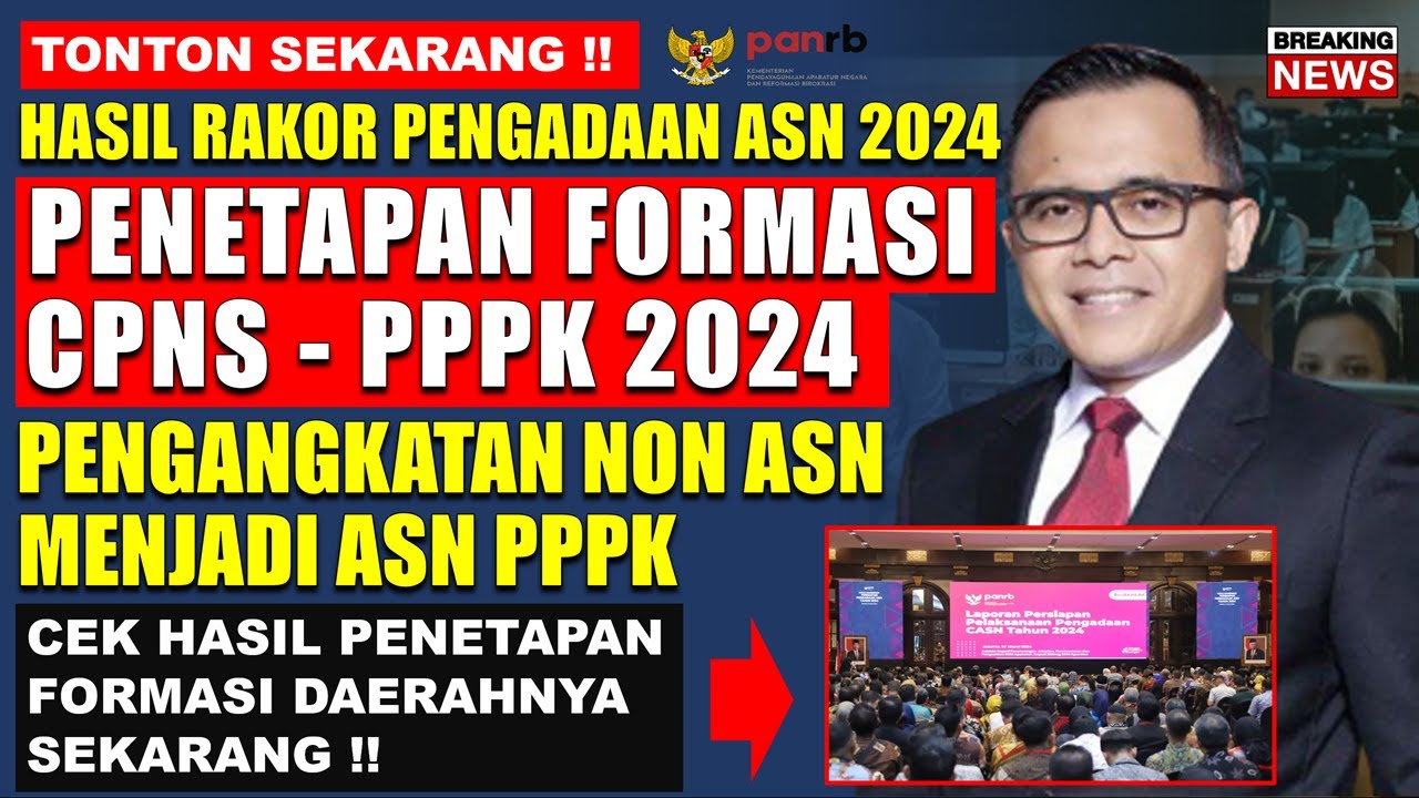 🔴hasil Rakor Kemenpanrb Penetapan Formasi Pppk Pengangkatan Honorer