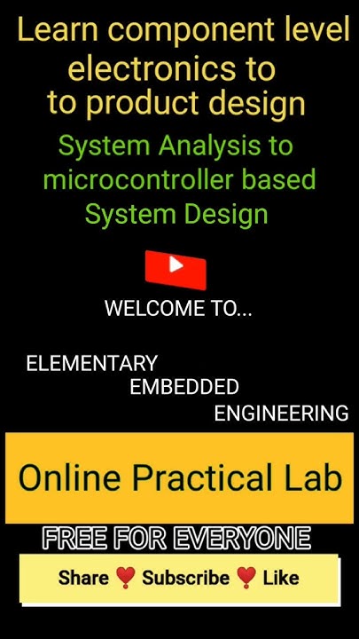 Online Practical Laboratory to learn Embedded System Design : Basic electronics to ...