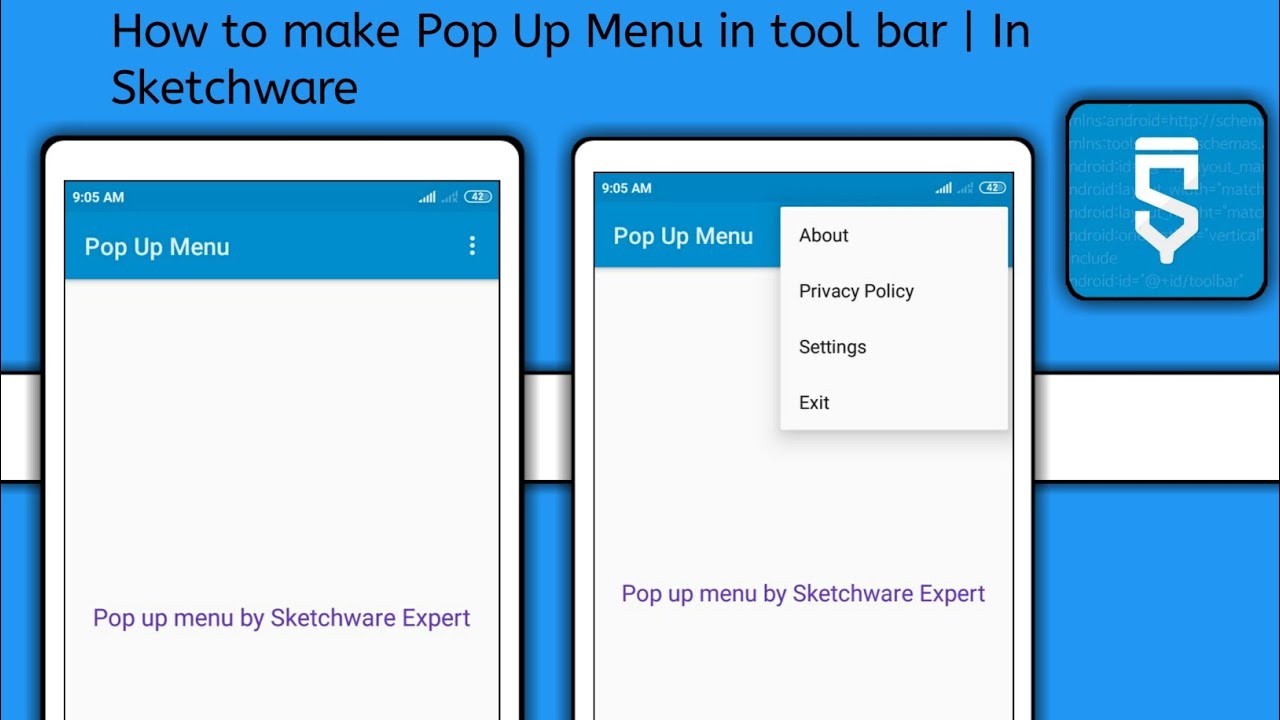 How To Make Pop Up Menu In Tool Bar In Sketchware Add Source how-to-make-pop-up-menu-in-tool-bar-in-sketchware-add-source
