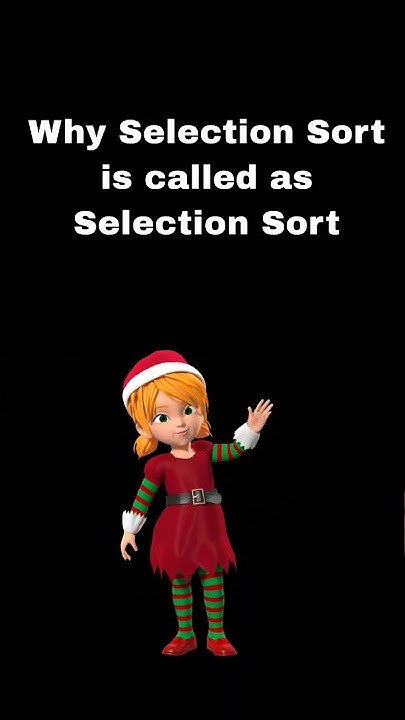 Why selection sort is called as selection sort? #dsa #programming #coding #sorting #shorts - YouTube