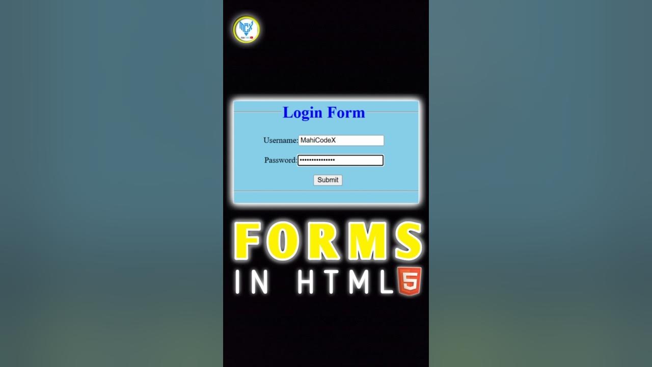 FORMS IN HTML || MAHI CODEX - YouTube