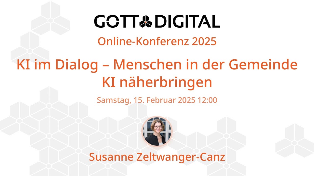 KI im Dialog – Menschen in der Gemeinde KI näherbringen - YouTube