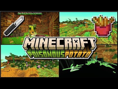 Minecraft Poisonous Potato Update NEW Dimension: Snapshot 24w14potato 🥔 ...