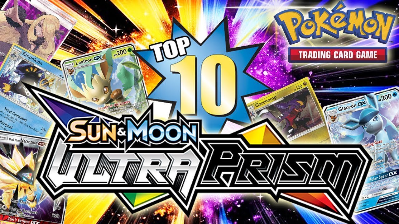 TOP 10 BEST CARDS FROM THE ULTRA PRISM SET - POKEMON TCG - YouTube