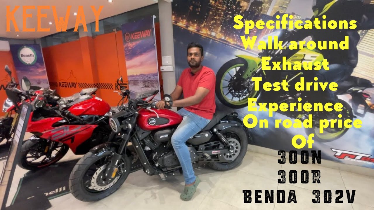 Keeway bikes walkaround | 300n-300r-benda302v | on road price | test ...