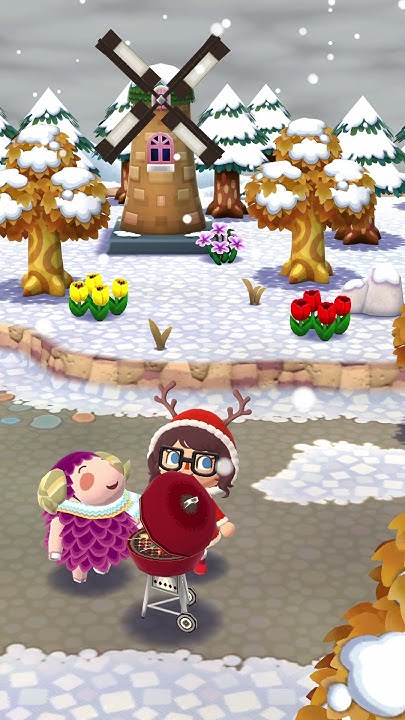 Chilling in the Snow | Animal Crossing Pocket Camp - YouTube