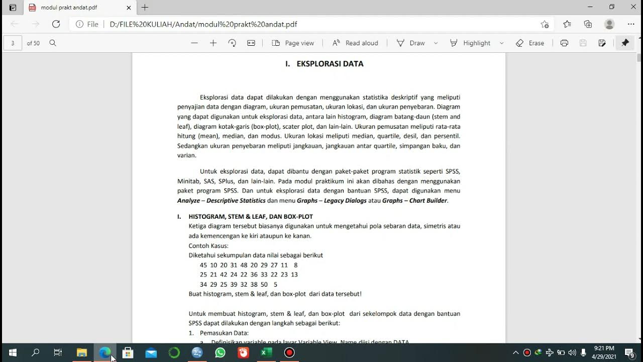 ANALISIS DATA - EKSPLORASI DATA - YouTube