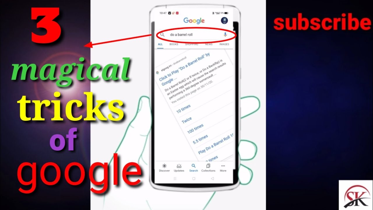3 amazing magical trick of Google - YouTube
