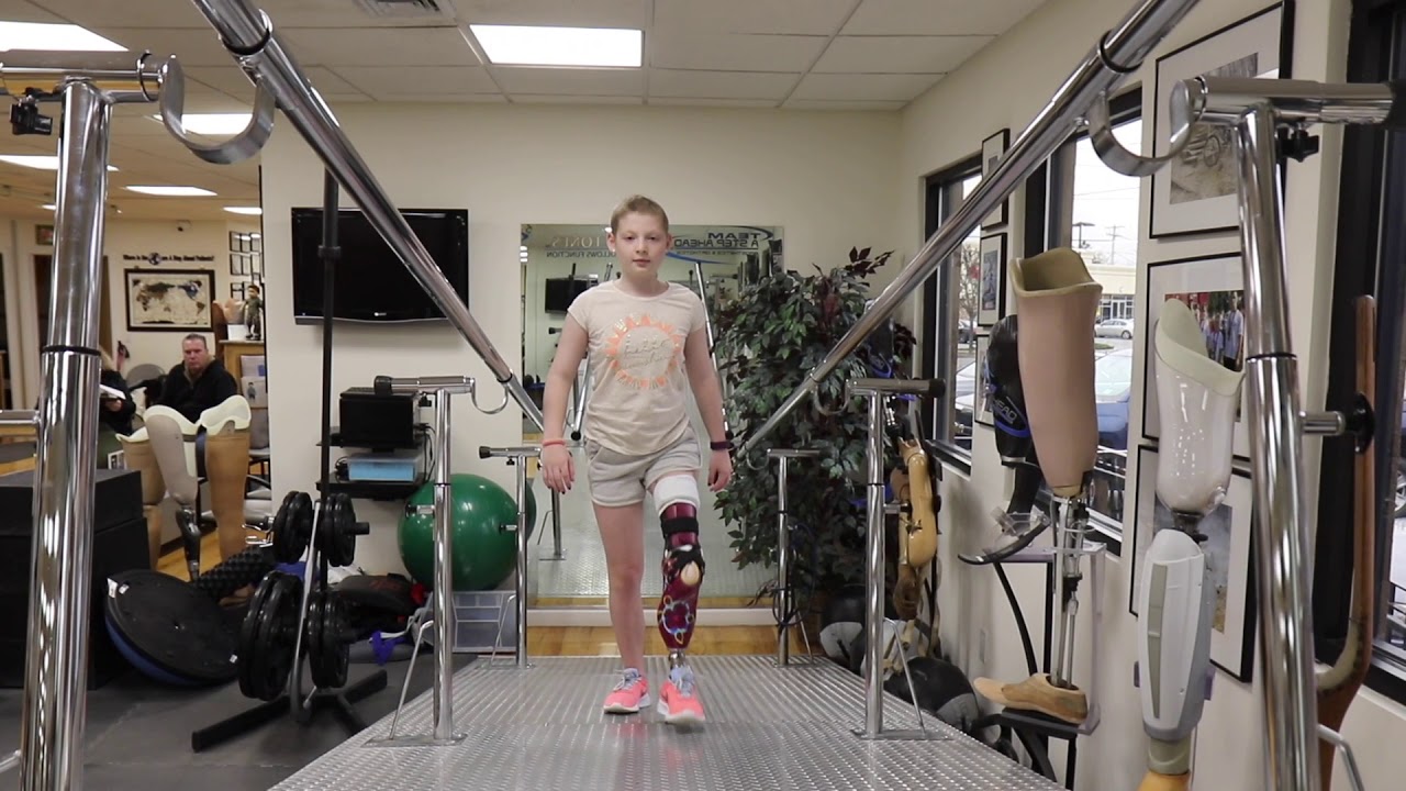 Laney, a Van Nes Rotationplasty Amputee - YouTube