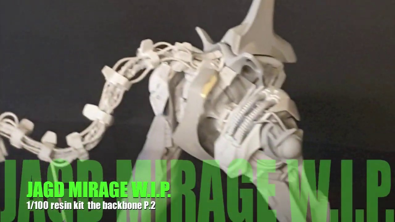JAGD MIRAGE in Both 2992 1/100 resin kit w.i.p.2 - YouTube
