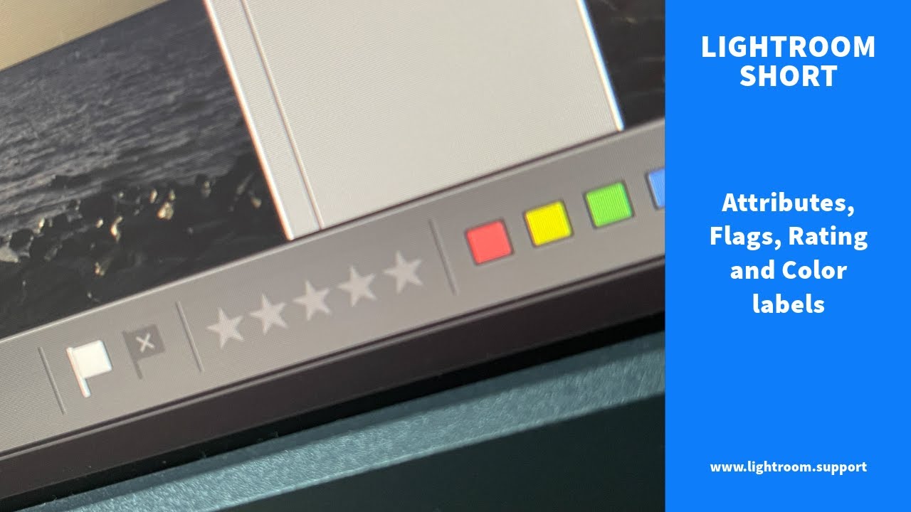 Adobe Lightroom Classic - Attributes, Flags, Rating and Color labels ...