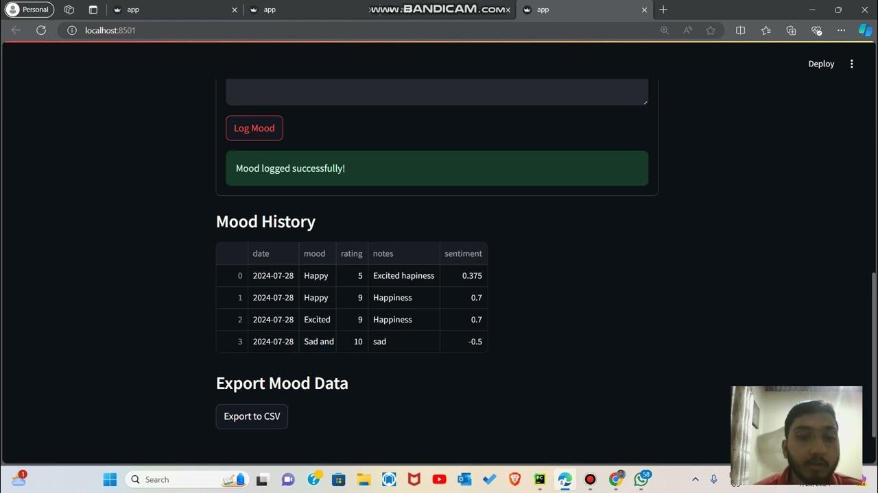 Mood Tracker | Python project | Streamlit and Database | Webapp - YouTube