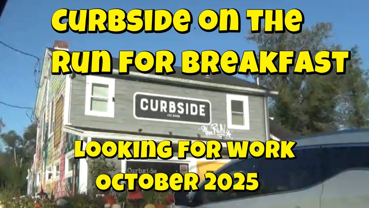 Curbside on the run, Looking for work, RV stuff - YouTube