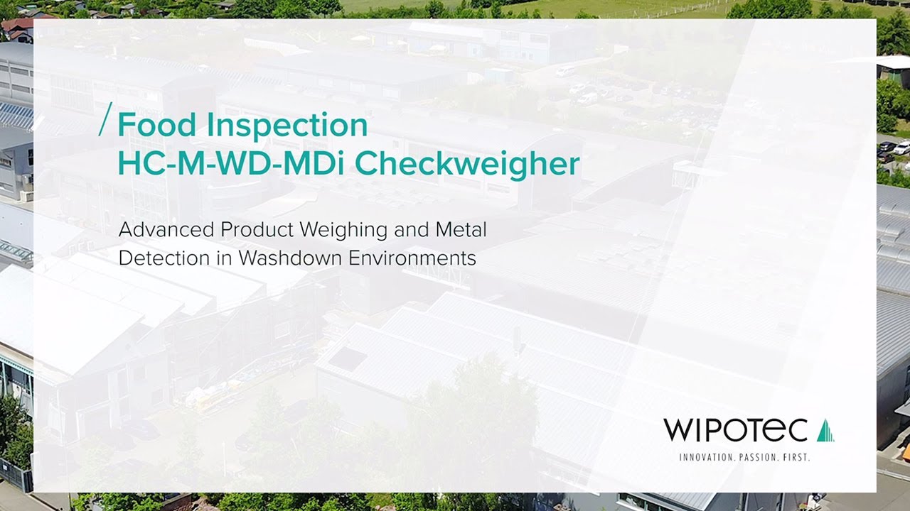 Food Inspection with the HC-M-WD-MDi Checkweigher - YouTube