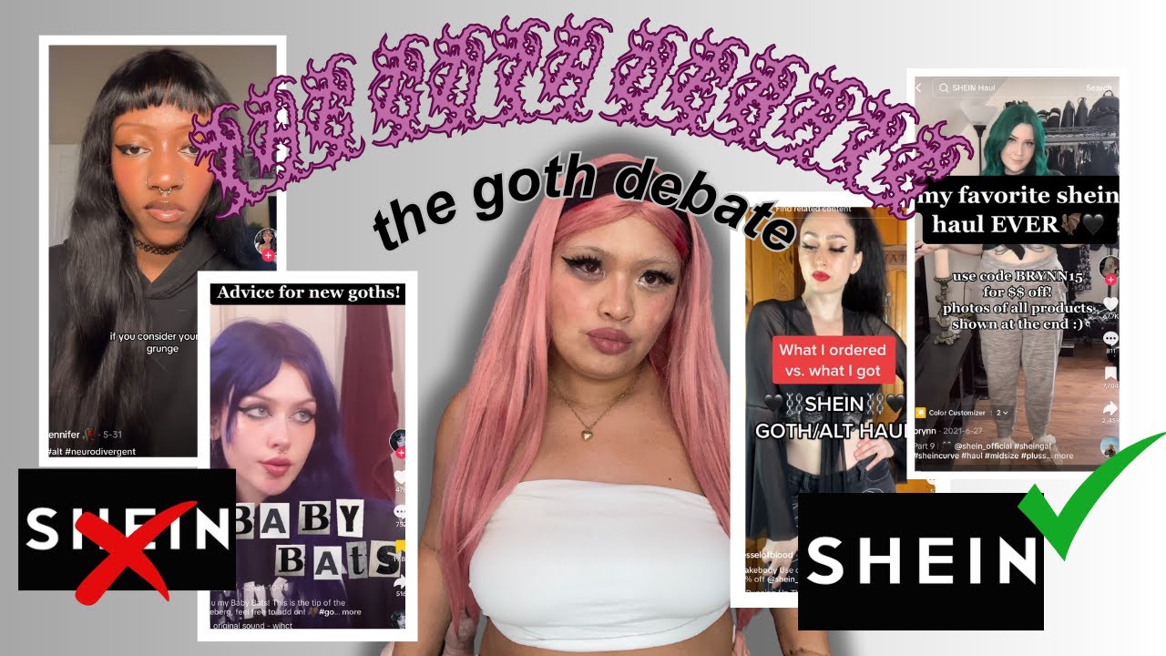 Let's talk about the goth "debate" on Tik Tok - YouTube
