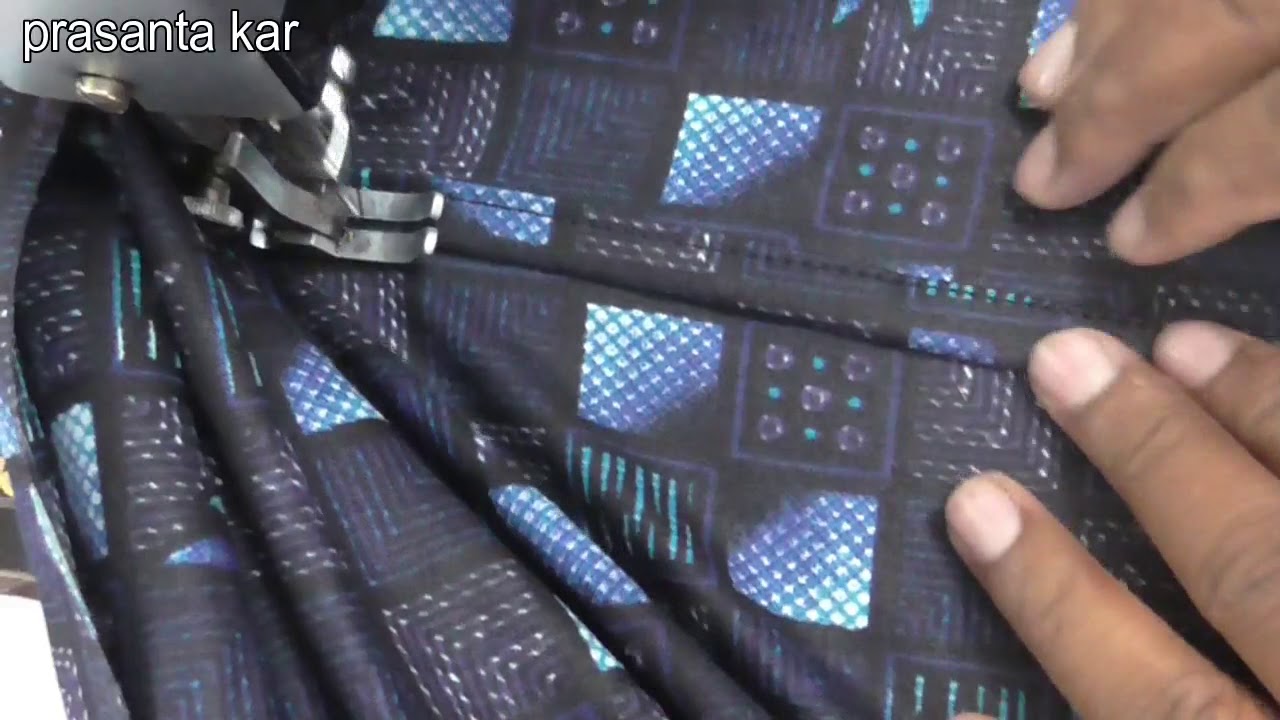 lungi silai work from home | easy method | learn online classes - YouTube