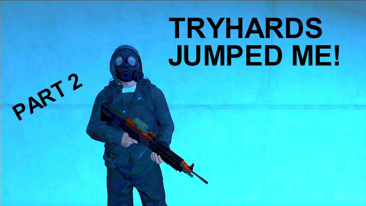 (PART 2) GTA TRYHARDS JUMPED ME IN FREEMODE! - YouTube