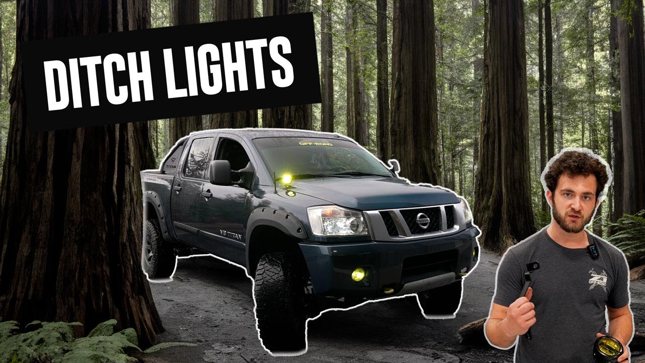 Nissan Titan & Armada Ditch Light Install - YouTube