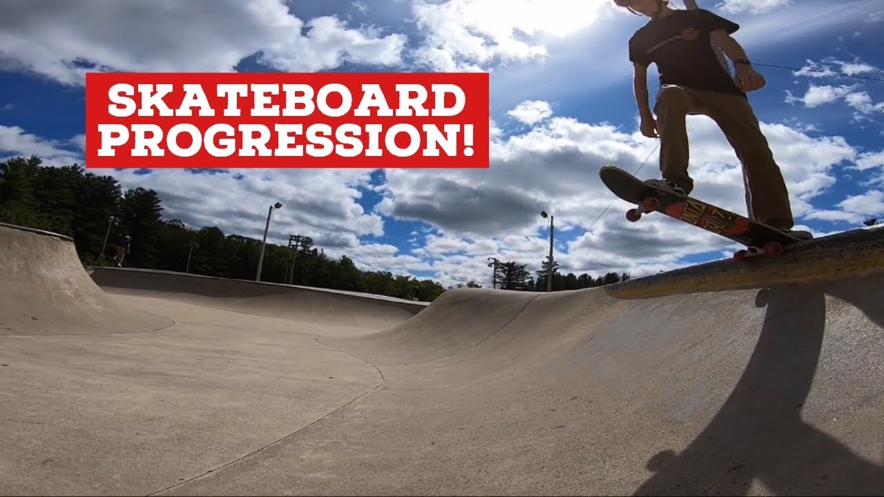 2 MONTHS OF SKATEBOARDING! (Santa Cruz Red Dot 8.0) - YouTube