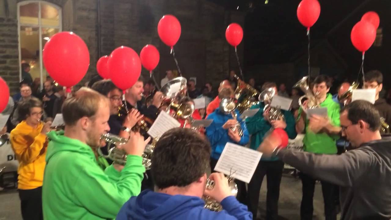 Berlin Concert Brass @ Whit Friday 2014 in Delph - YouTube