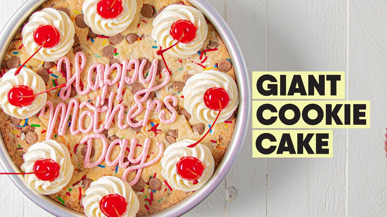 Send A Sweet Message - Giant Cookie Cake - The Scran Line - YouTube