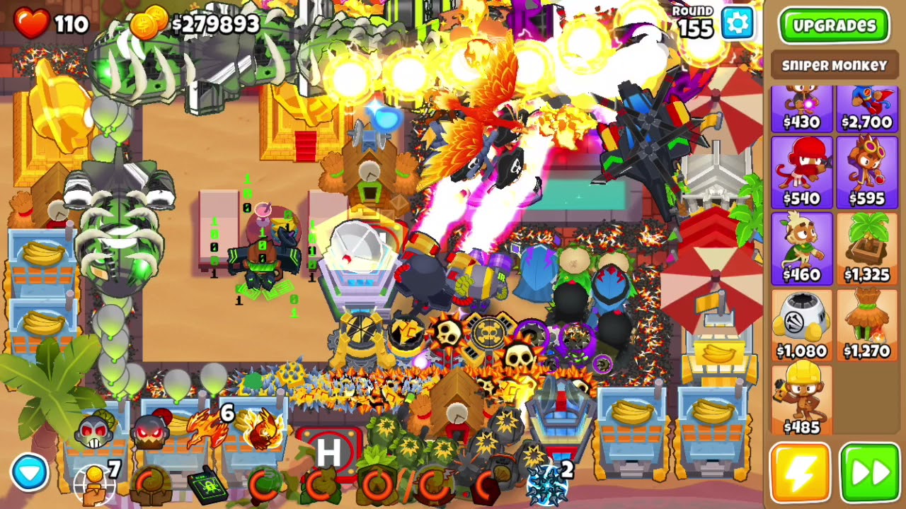 Bloons TD6 | Resort High Score Levels 80-195 - YouTube