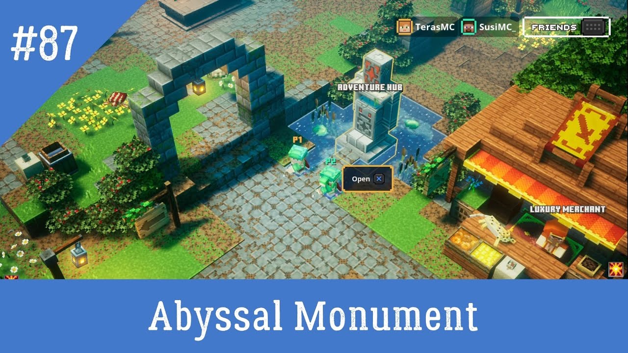 Minecraft Dungeons Abyssal Monument Apocalypse Difficulty Multiplayer Gameplay Walkthrough Part ...