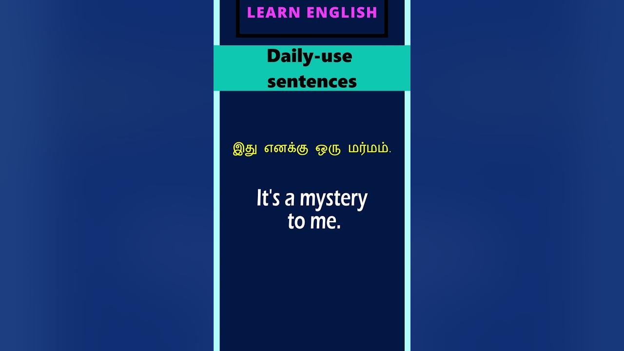 learn-english-with-tamil-meaning-sentences-daily-usage-sentences
