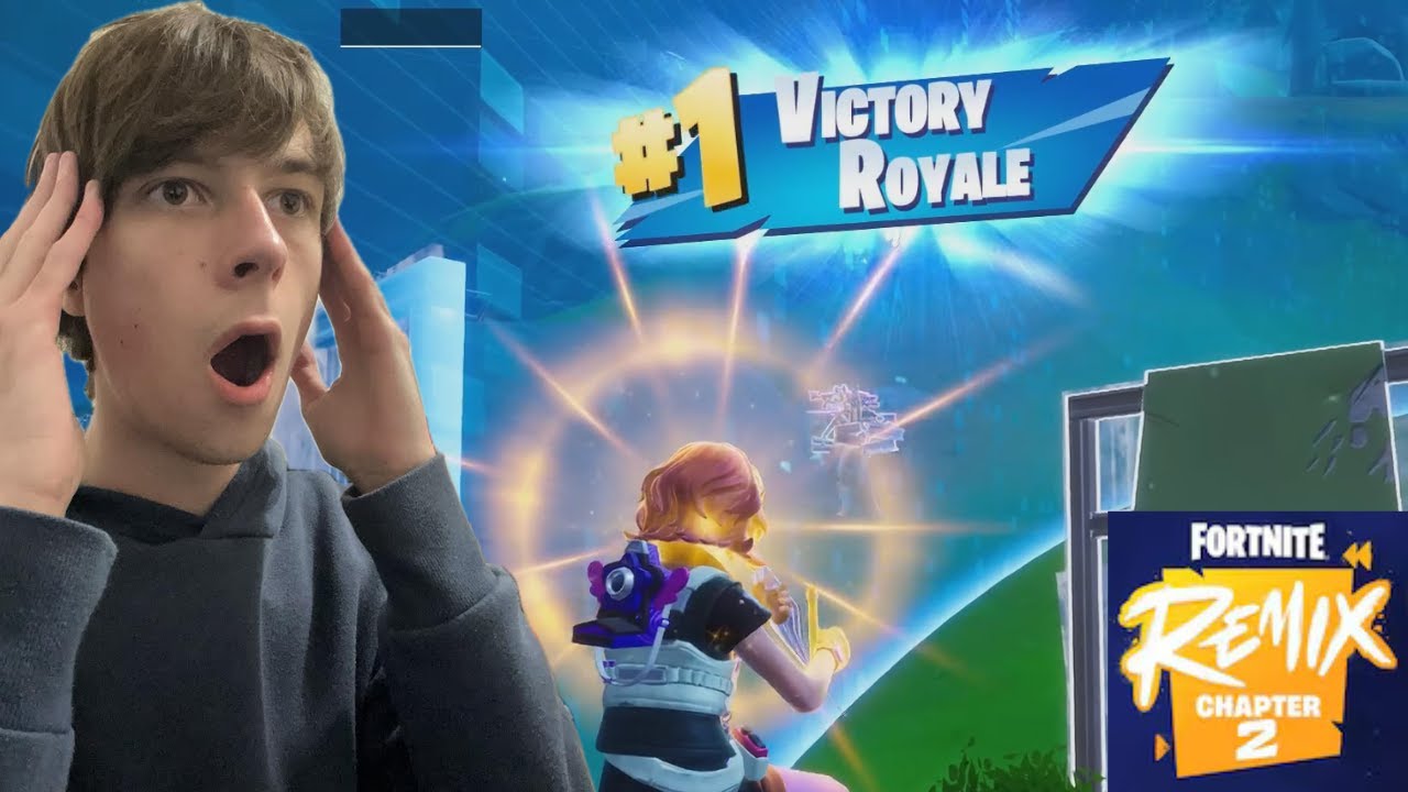 My First Fortnite Chapter 2 Remix Win - YouTube