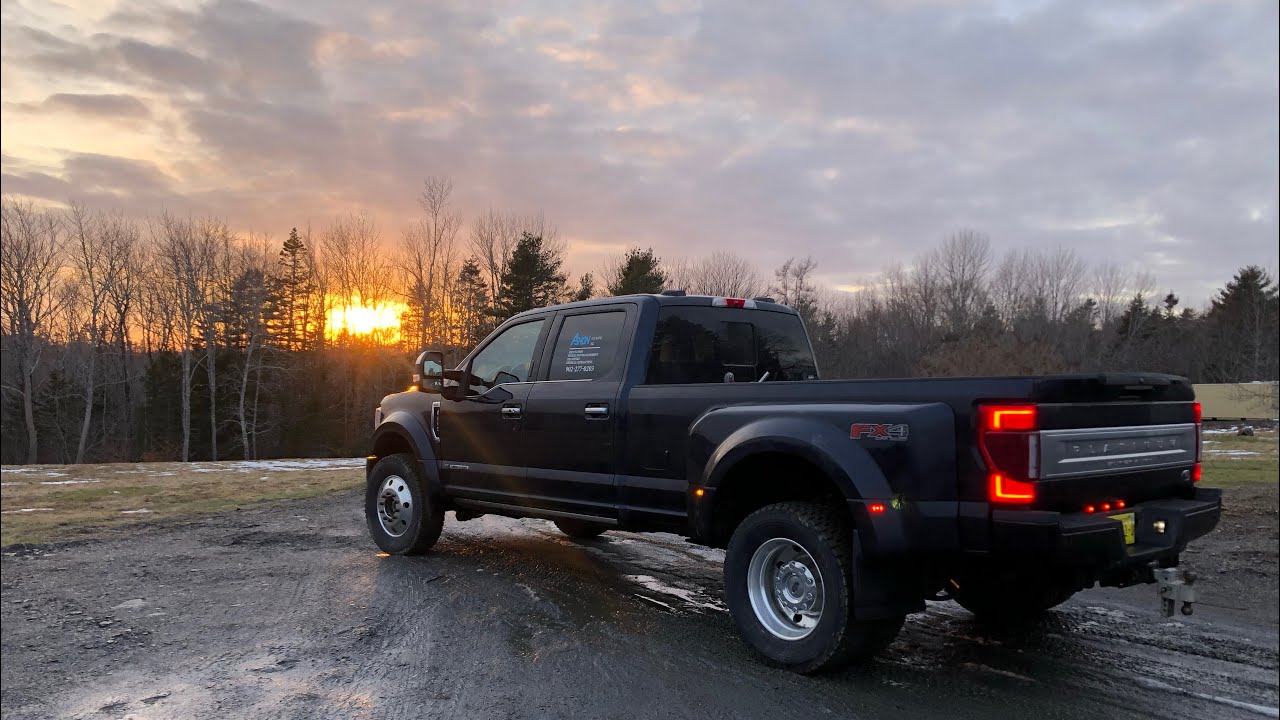 2021 F450 PLATINUM GETS NEW & MUCH BIGGER TIRES 265/70/19.5 MICHELIN ...
