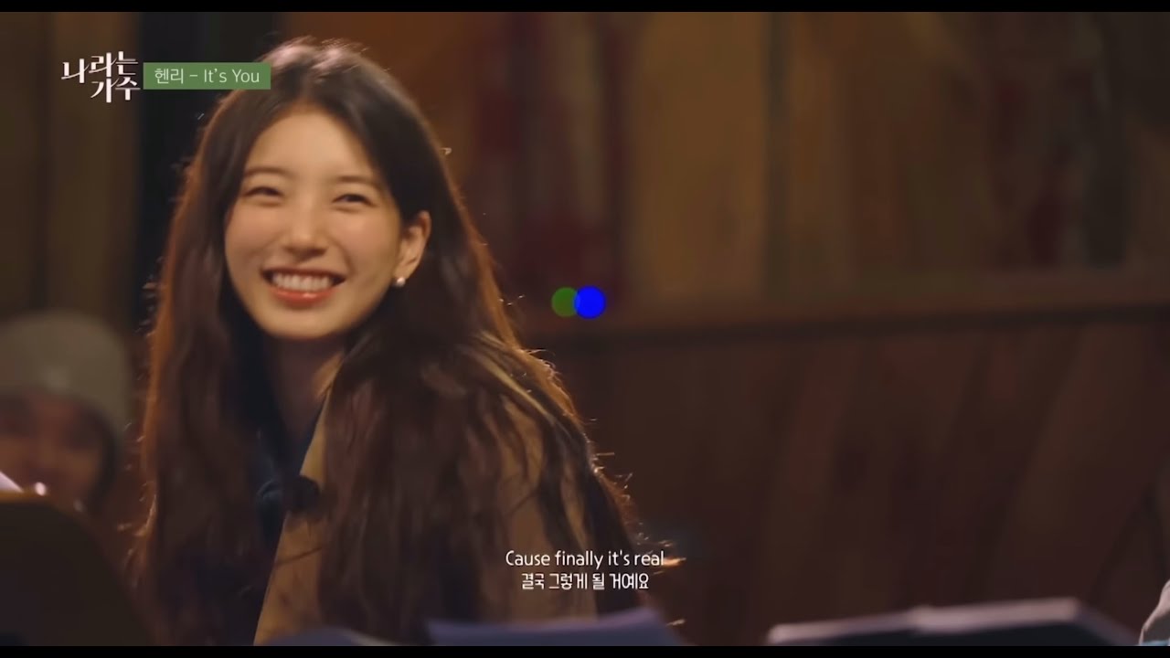 Bae Suzy's reaction to Henry Lau singing his OST from her kdrama - YouTube