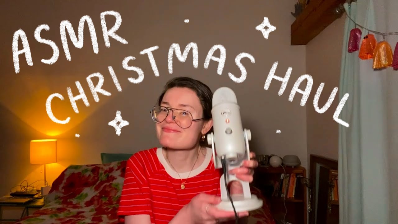ASMR Christmas Haul | What I Got For Christmas 2024! *tingly tapping ...