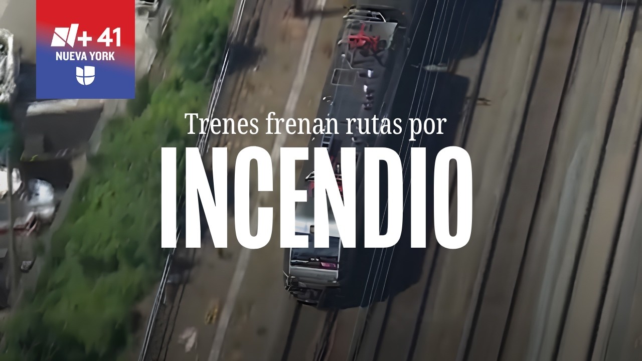 Incendio en tren de Amtrak frena rutas y retrasos en Penn Station - YouTube