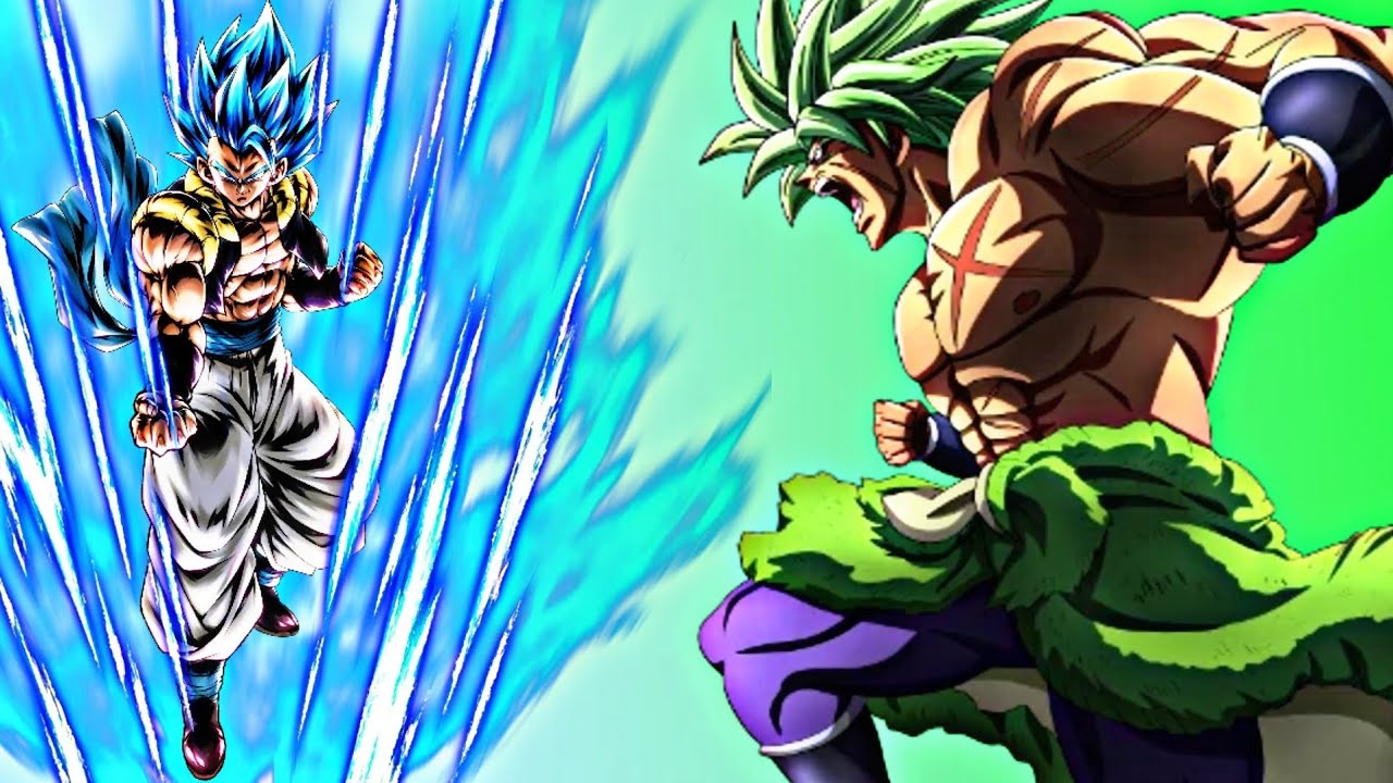 Gogeta vs Broly Fight in Dragon ball super - YouTube