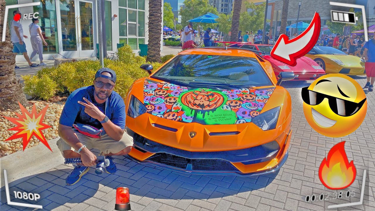 Exotics Cars at Dania Pointe 5 - YouTube