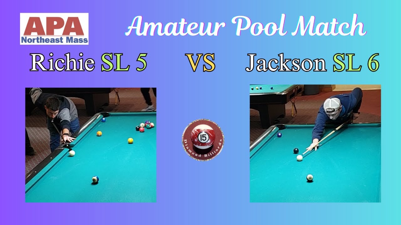 Live APA Match on 6/9 Richie Berube SL5 vs Jackson Maier SL6 (4 To 5 ...