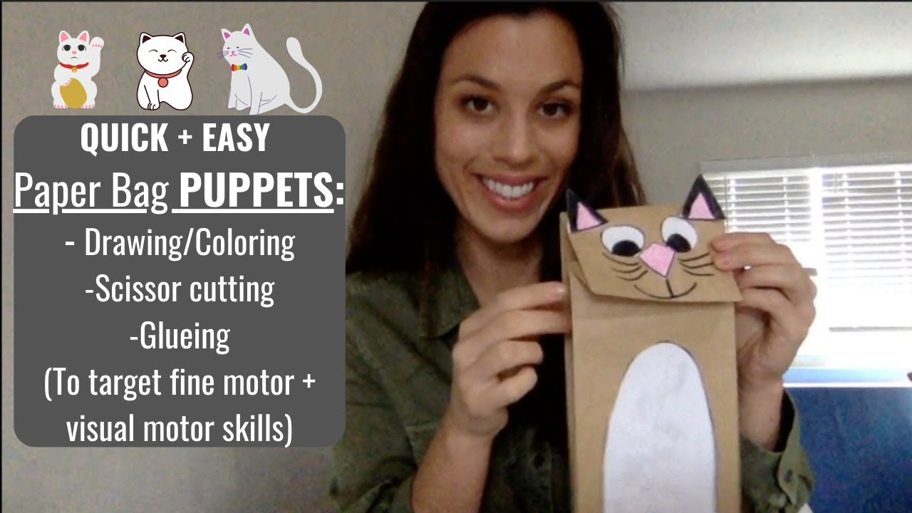 Make a puppet in 3 QUICK + EASY steps! - YouTube