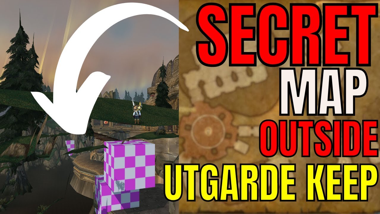World Of Warcraft: SECRET Map Outside Utgarde Keep - YouTube