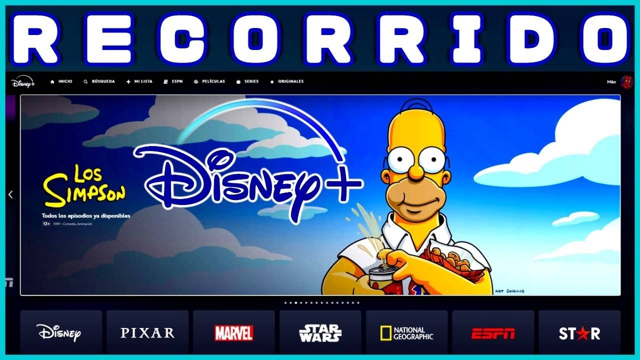 RECORRIDO al NUEVO DISNEY PLUS con ESPN y STAR | Directo | Cine en ...