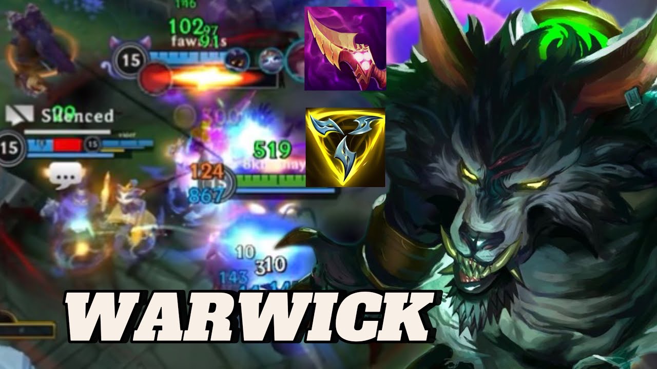 Wild Rift Warwick Gameplay And New Bulid. - YouTube