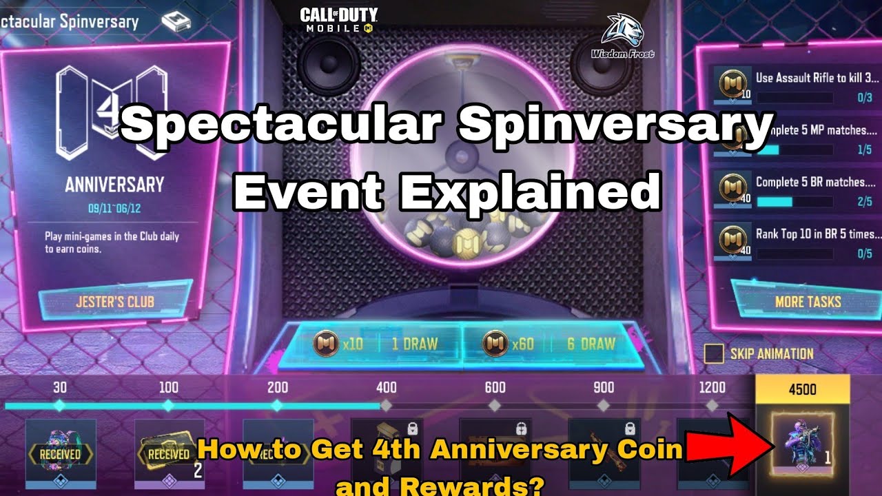Spectacular Spinversary Event Explained | How to Get 4th Anniversary ...
