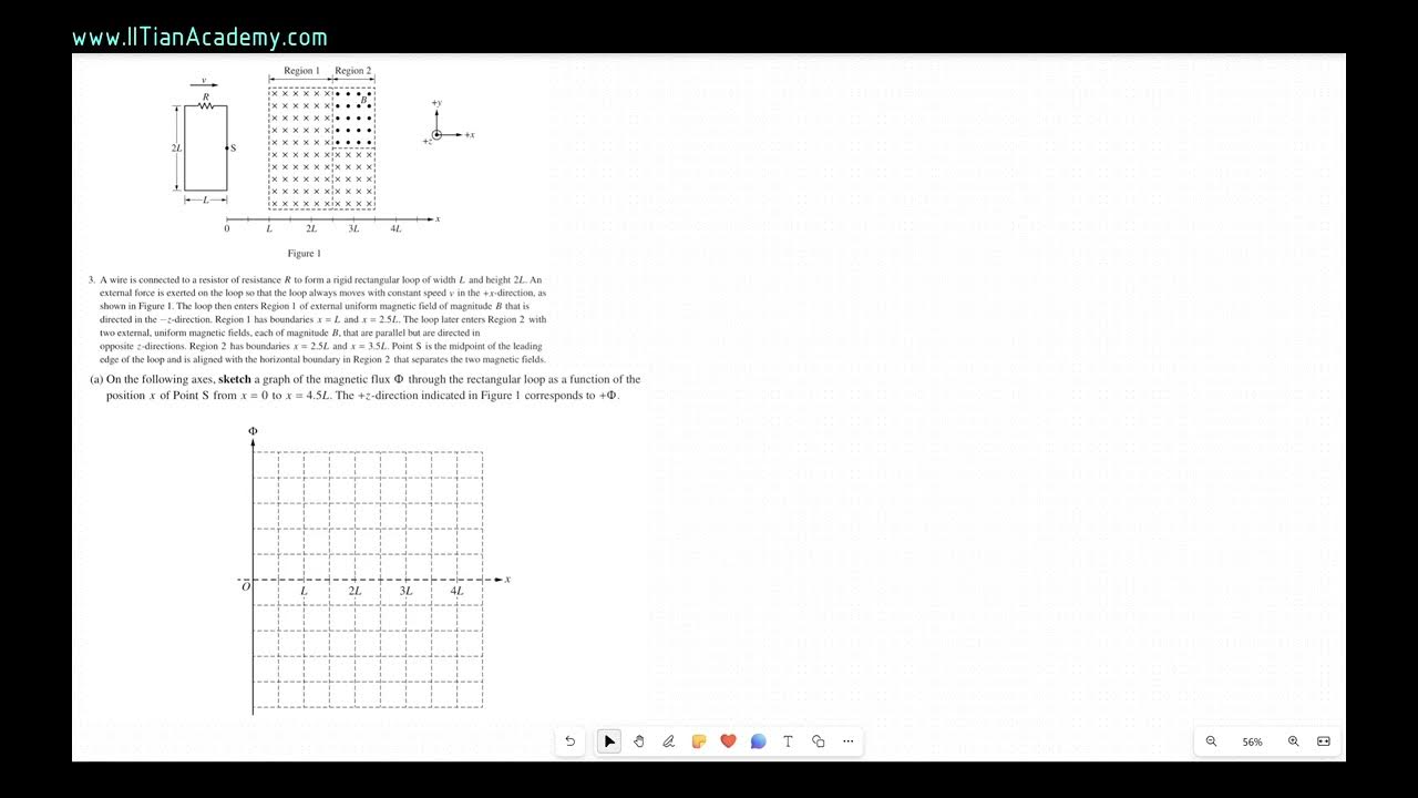 AP Physics C: E& M Algebra Based 2024 FRQ Video Solution set 1 Q3a ...
