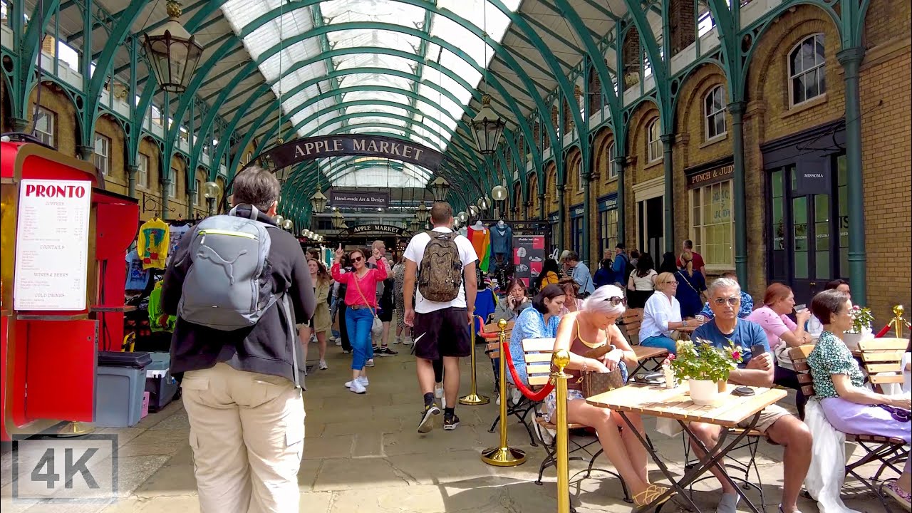 Walking in London's Soho in Summer | Covent Garden, Secret Garden ...