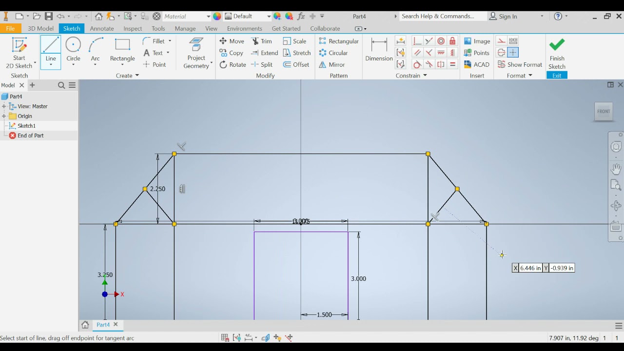 Design a Model Bridge using Autodesk Inventor - YouTube