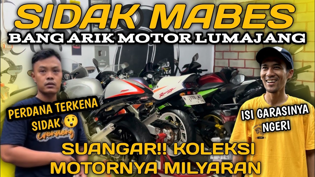 PERTAMA KALI SIDAK MARKAS BESAR BANG ARIK MOTOR LUMAJANG ‼️ TERNYATA ...