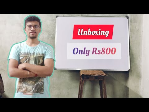 White board 4×3 feet Price | WhiteBoard 3*4 Unboxing | Best Whiteboard | TechVisor - YouTube