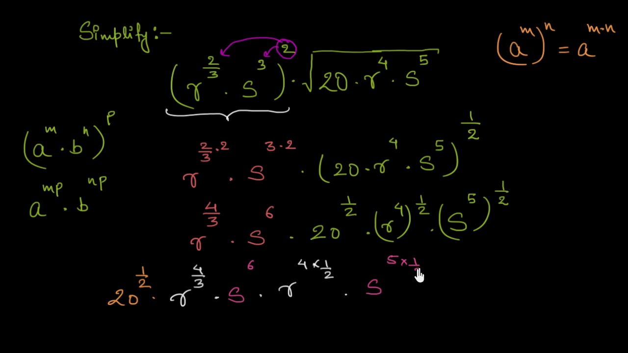 Simplifying Mixed Radical And Exponential Expressions Hindi YouTube simplifying-mixed-radical-and-exponential-expressions-hindi-youtube