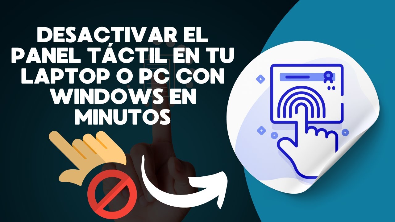 Desactiva el Panel Táctil en Cualquier Laptop o PC en Solo 3 Pasos ...